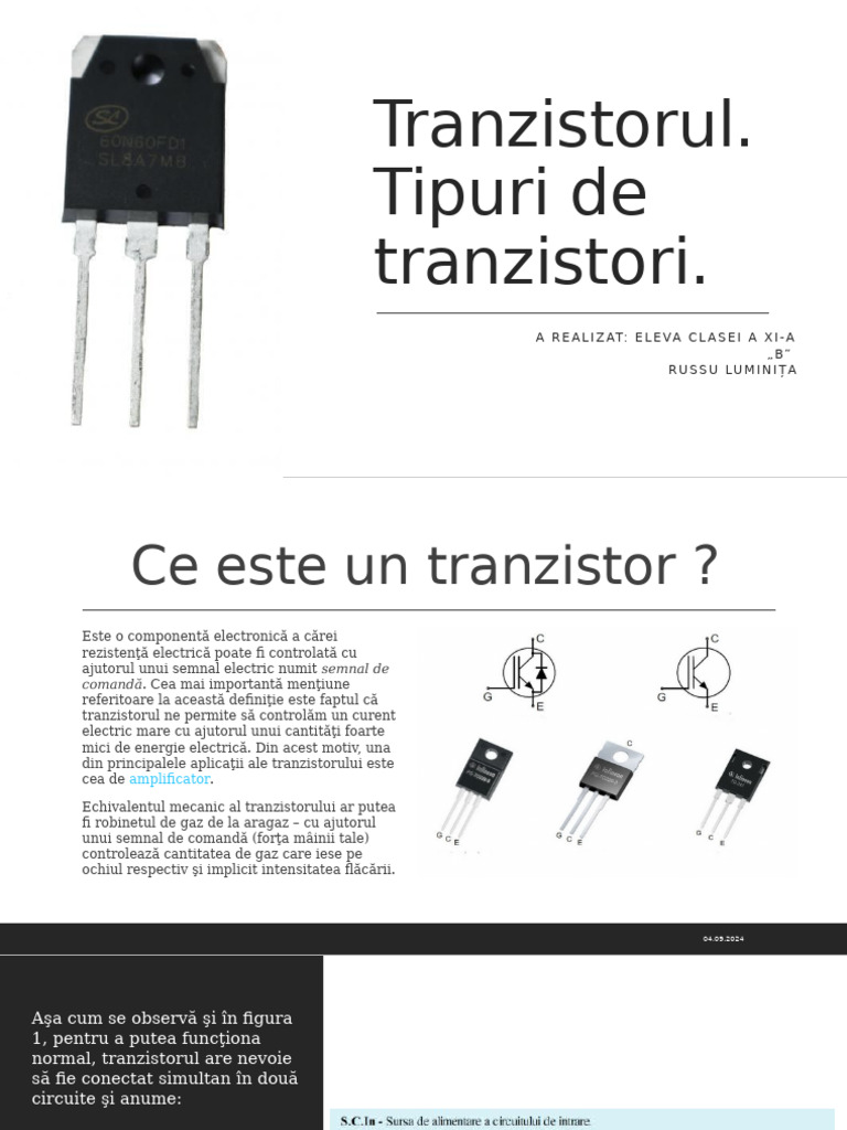 Tranzistorul | PDF