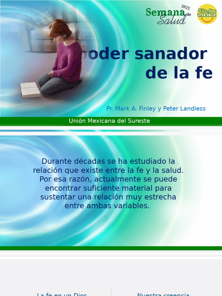 TEMA 7 - El Poder Sanador de La Fe | PDF