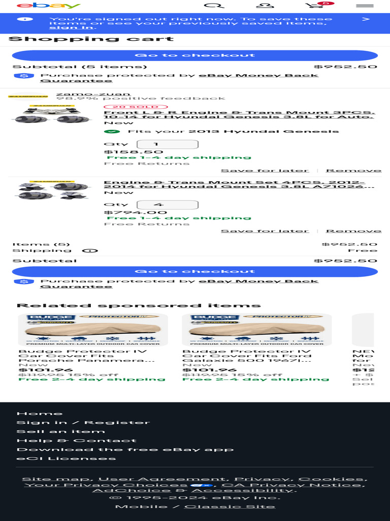 EBay Shopping Cart | PDF