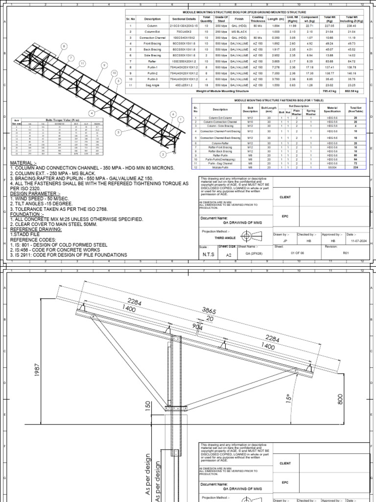Ga Drawing of MMS | PDF