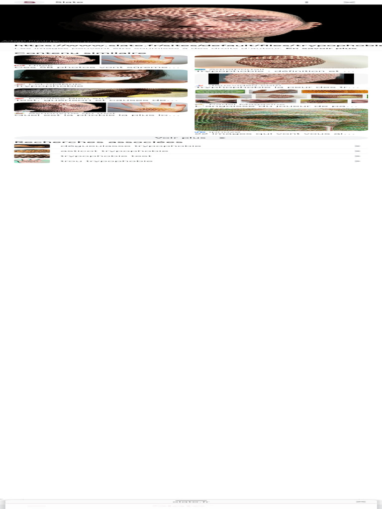 Trypophobie - Recherche Google | PDF