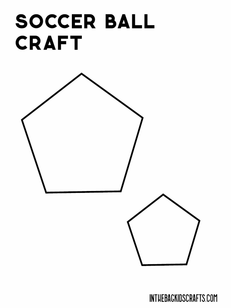 Soccer Ball Printable Template | PDF