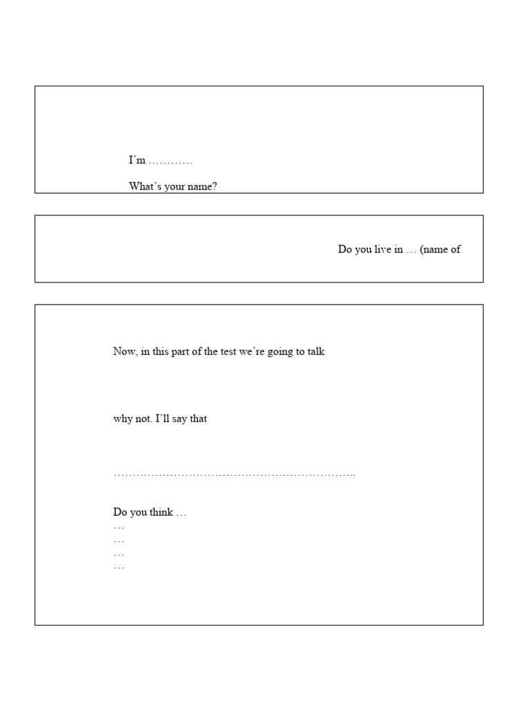 PREPARE 2 SPEAKING FINAL TEST | PDF