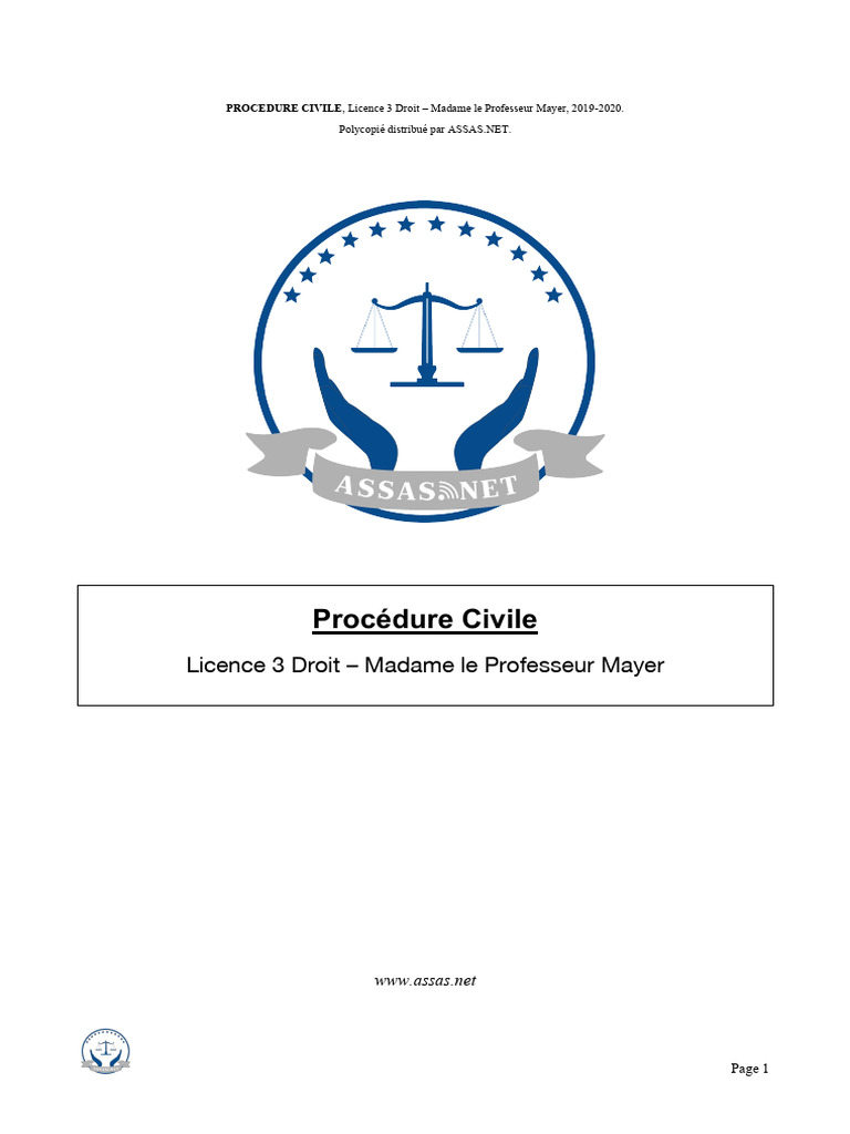 Procédure Civile Mayer | PDF