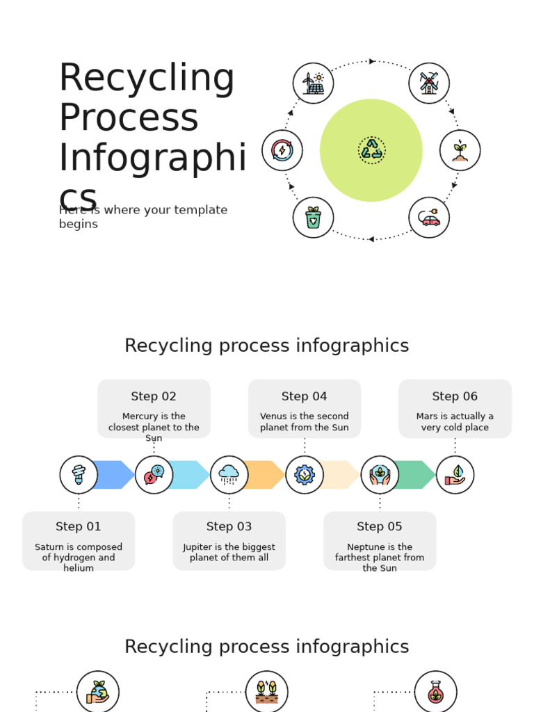 Recycling Process Infographics by Slidesgo | PDF | Planets | Solar System