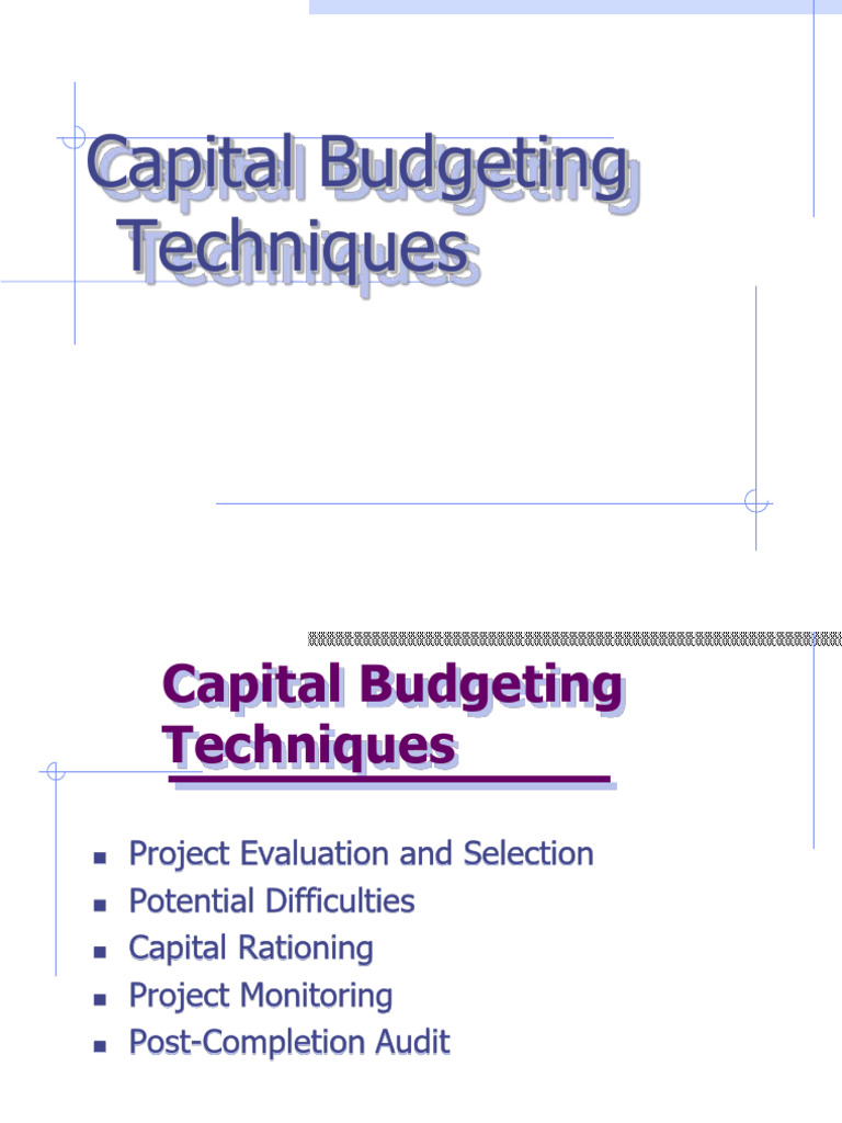 Capital Budgeting | PDF