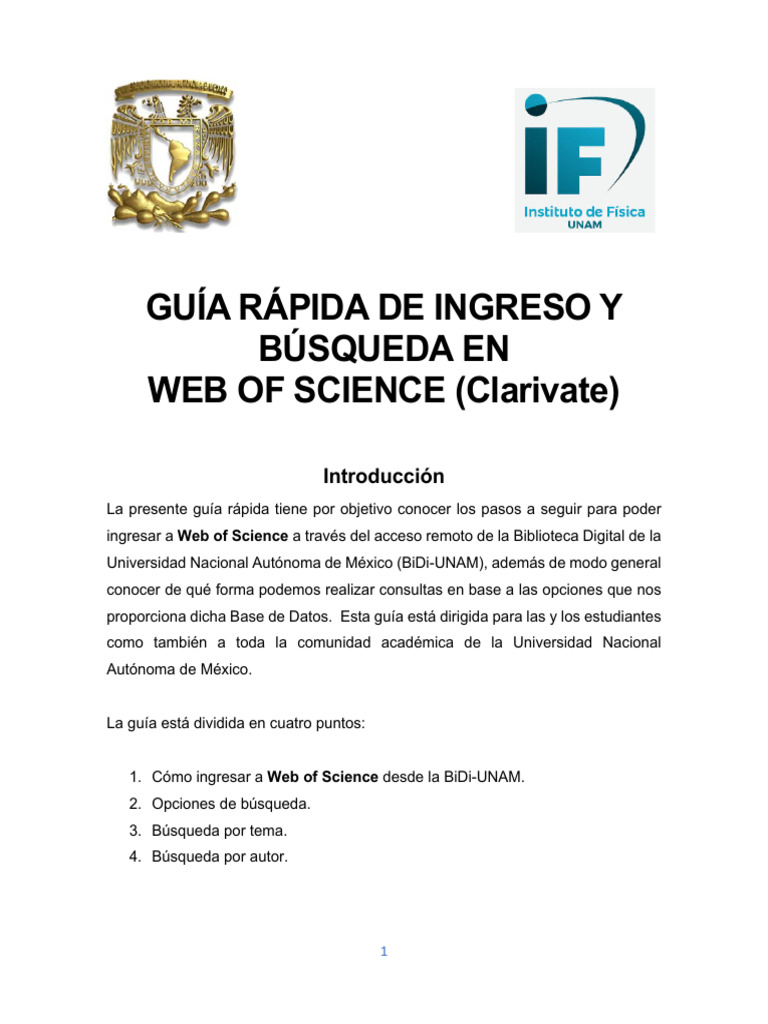 Guia Rapida Wos | PDF | Red mundial | Internet y web