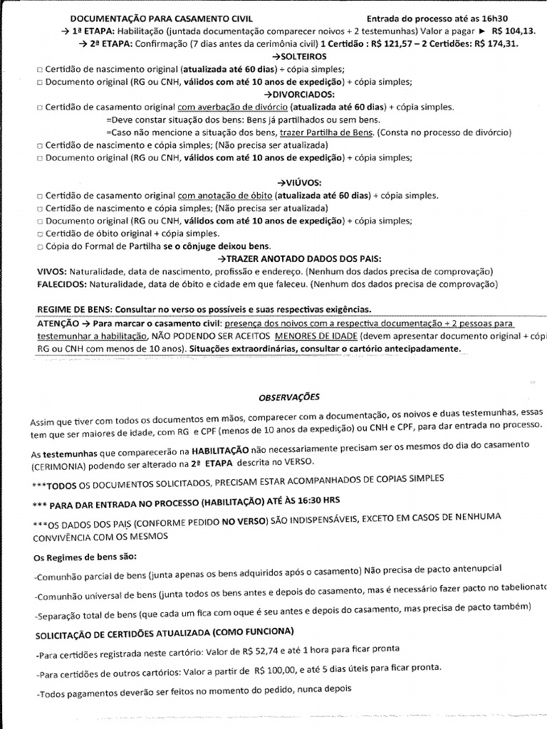 Nova Lista Doc Cas 24-1 | PDF