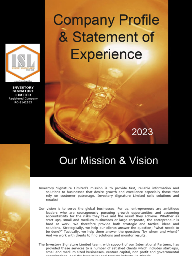 Company Profile - ISL | PDF