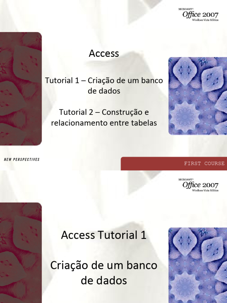Tutorial Mo Access 1 | PDF