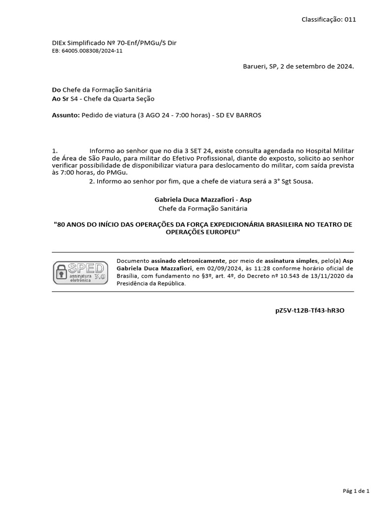 Diex Simplificado-70-Enf - PMGu - S Dir | PDF