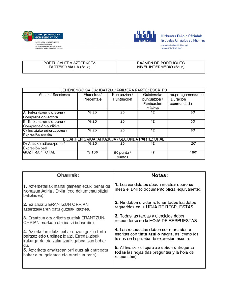 Deple modelo exame | PDF