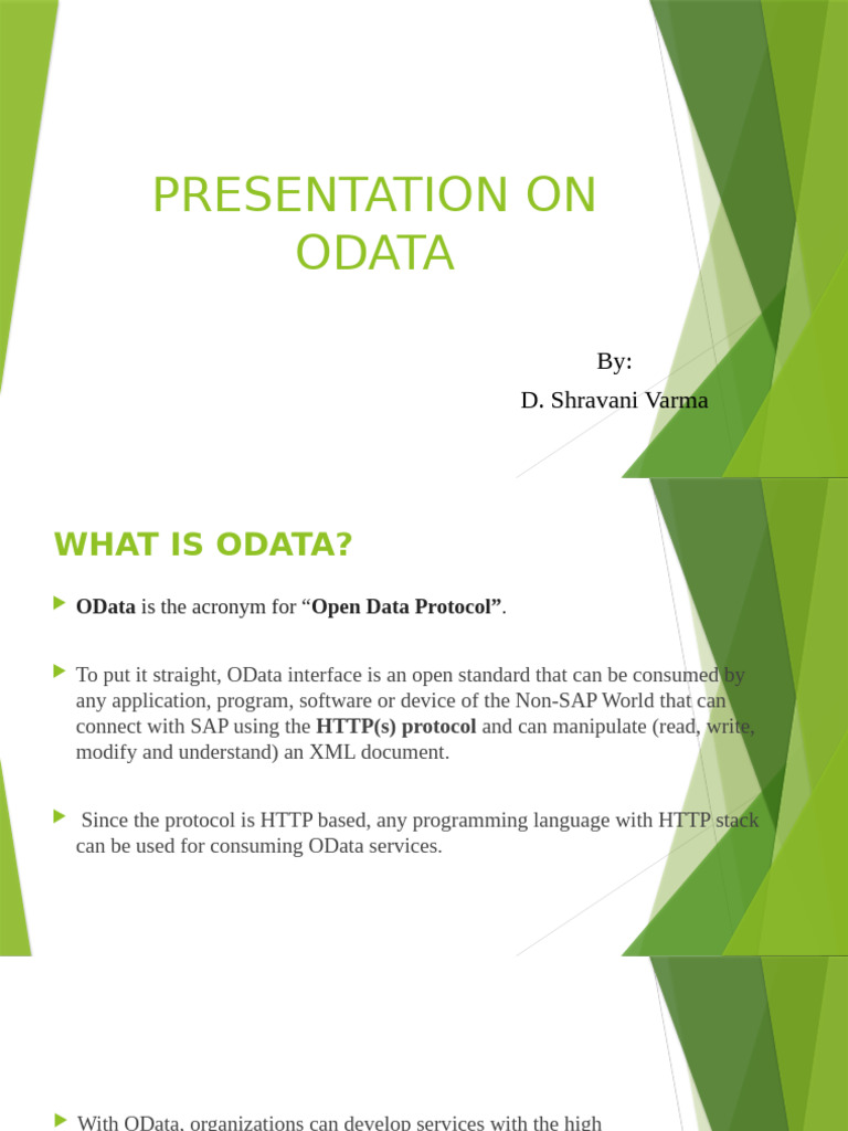 Odata | PDF