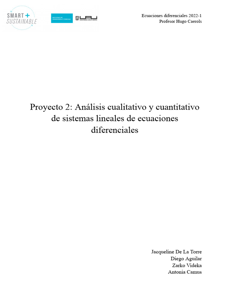 Proyecto.2_EDO | PDF