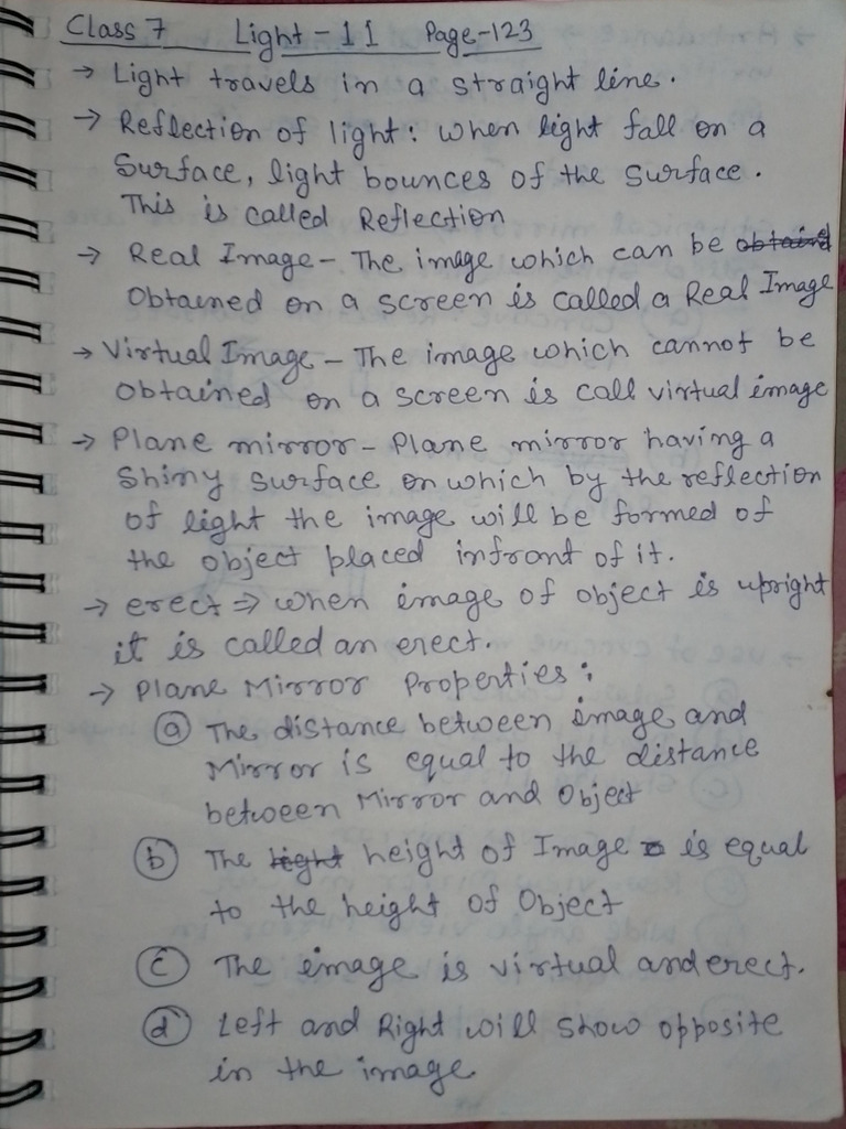 Light Notes Science | PDF