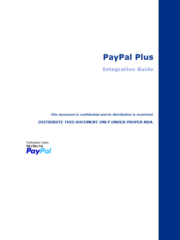 PayPal Plus Integration Guide v3.1 | PDF
