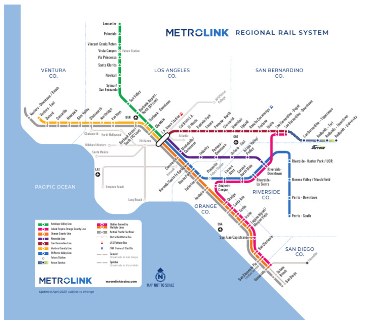 CC Metrolink System Map Updated 04.24.23 | PDF