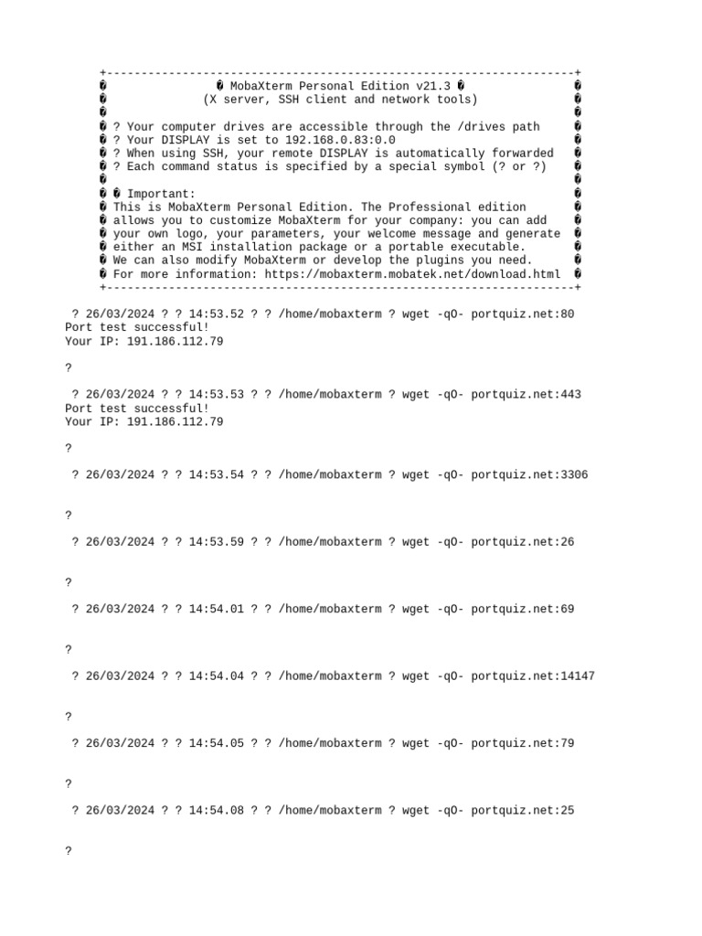 MobaXterm 20240326 153640-Fwbajo | PDF