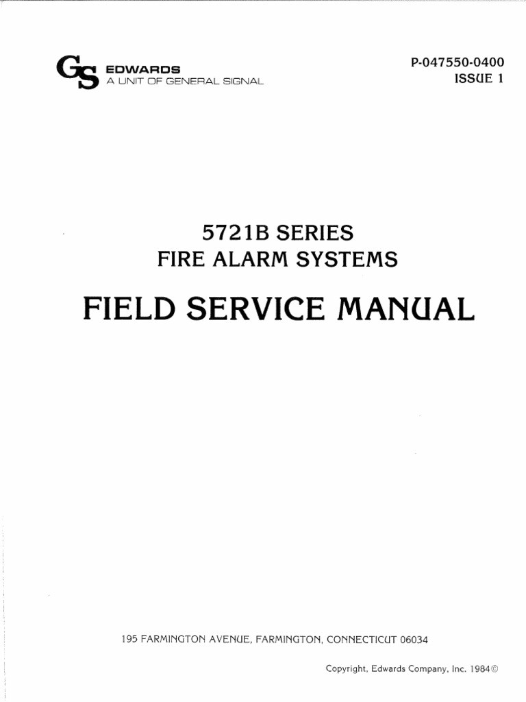 5721B Field Service Manual 1402 2015-04-17 | PDF