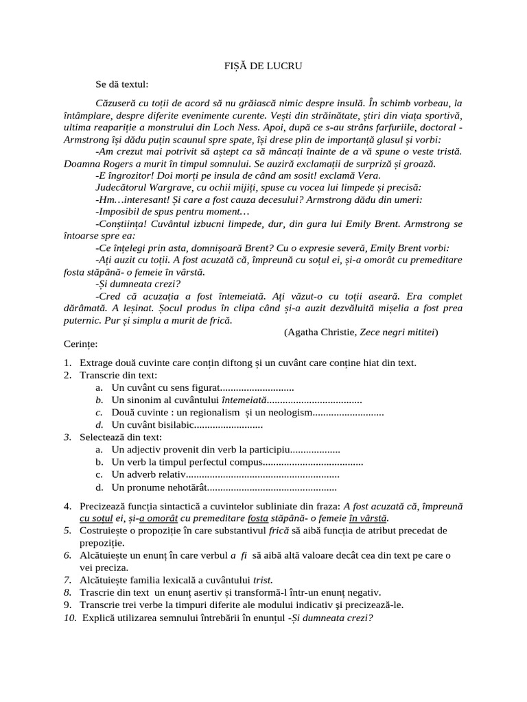 _fisa_de_lucru cl.VII-a_2 | PDF