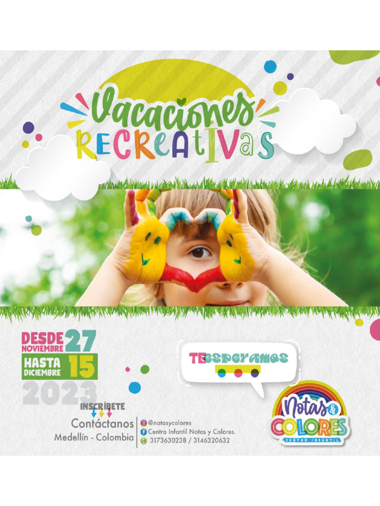 Vacaciones Recreativas N & C Fin de Año 2023 | PDF