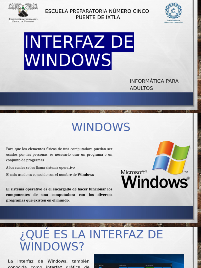 Dia 2 Tema2-Interfaz de Windows | PDF