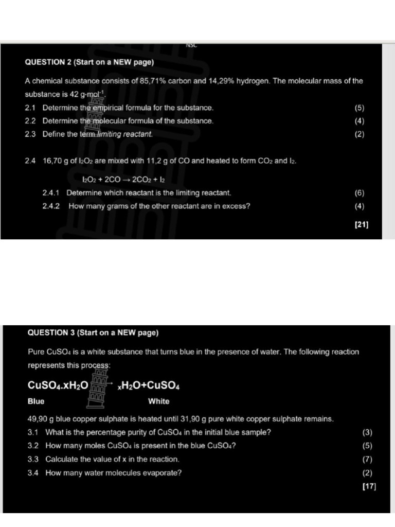 Physical Science p2 Grade 11 | PDF