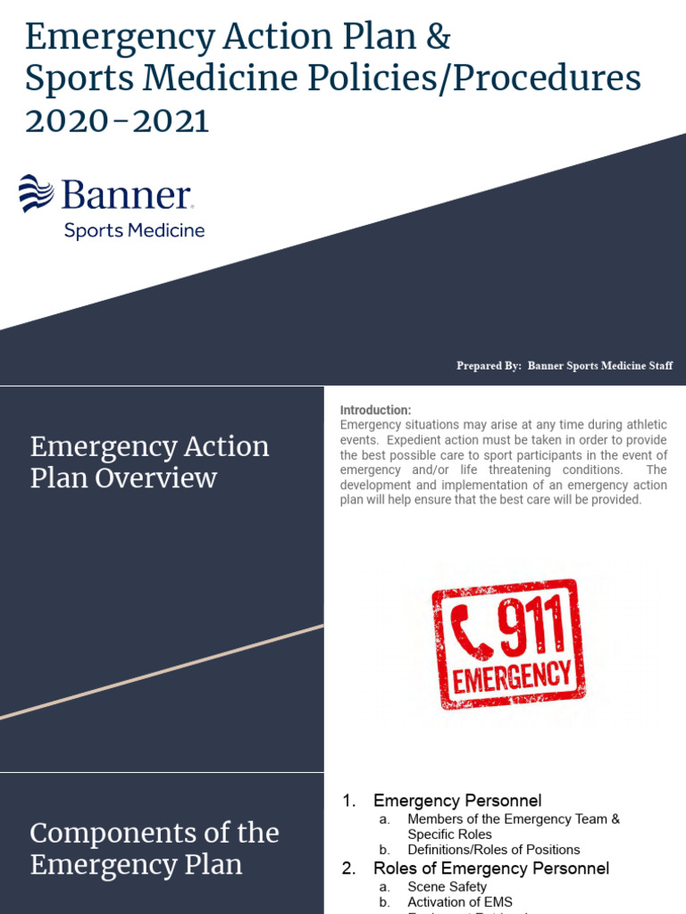 20-21 Emergency Action Plan | PDF