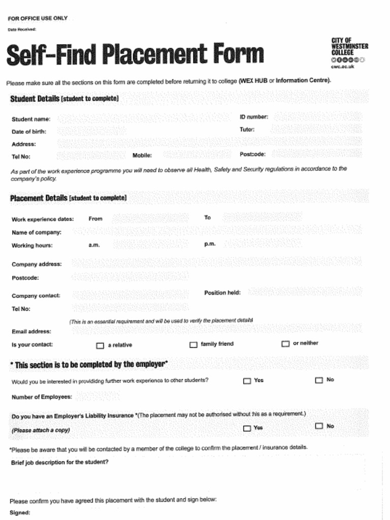 self find form | PDF