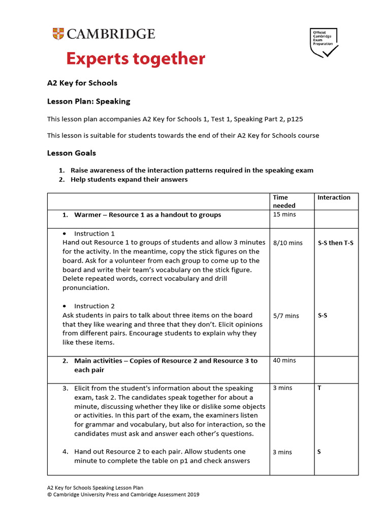 A2 Keyfslessonplanwriting | PDF | Question | Career & Growth