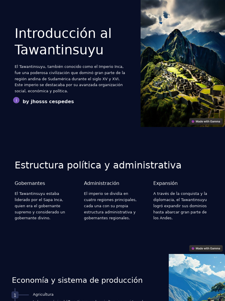 Introduccion Al Tawantinsuyu | PDF