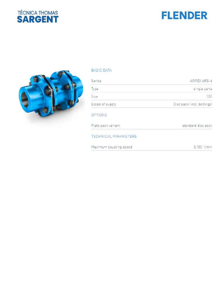 Arpex Ars 6-335 | PDF