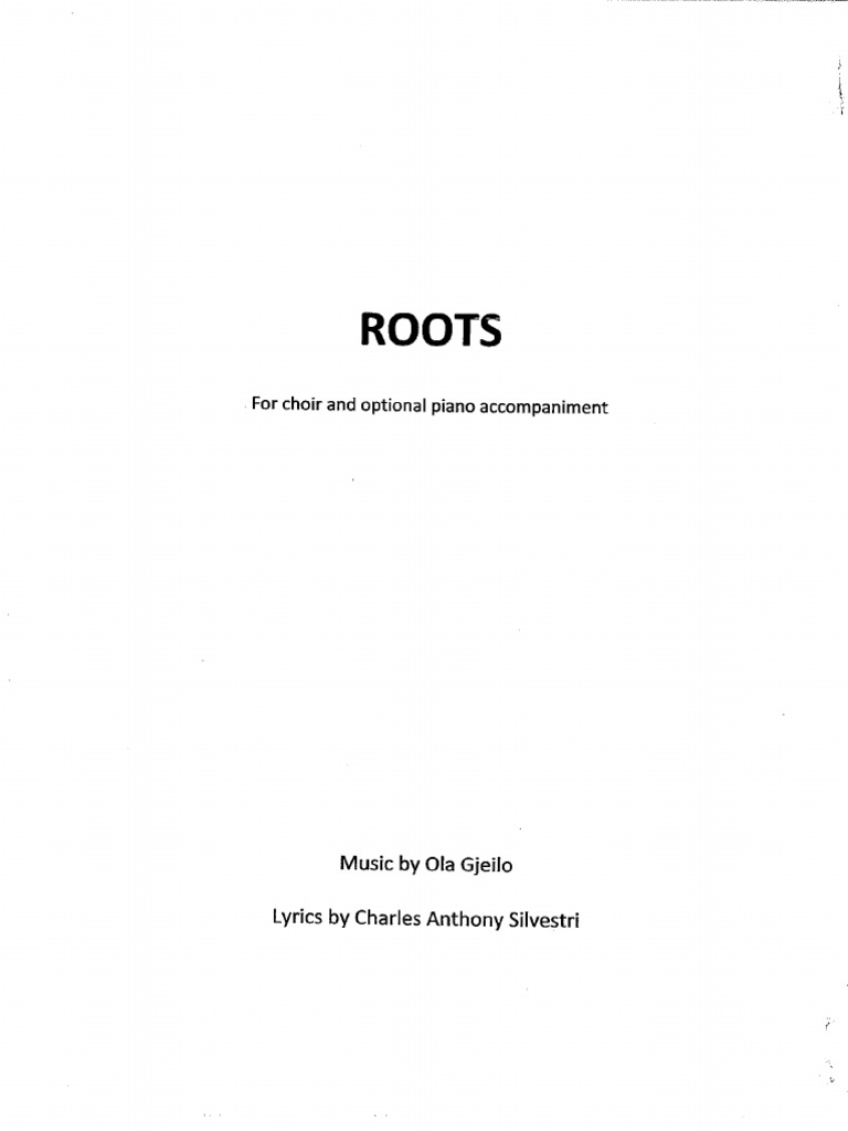 4-Roots - Gjeilo | PDF