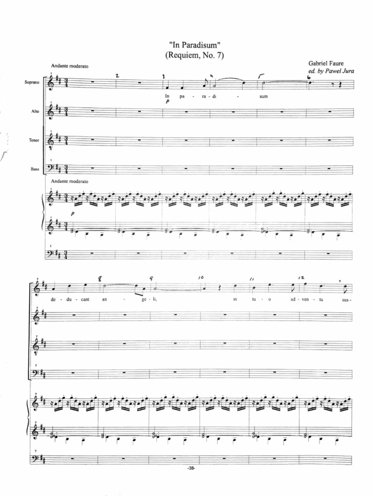 5-In Paradisum - Faure | PDF