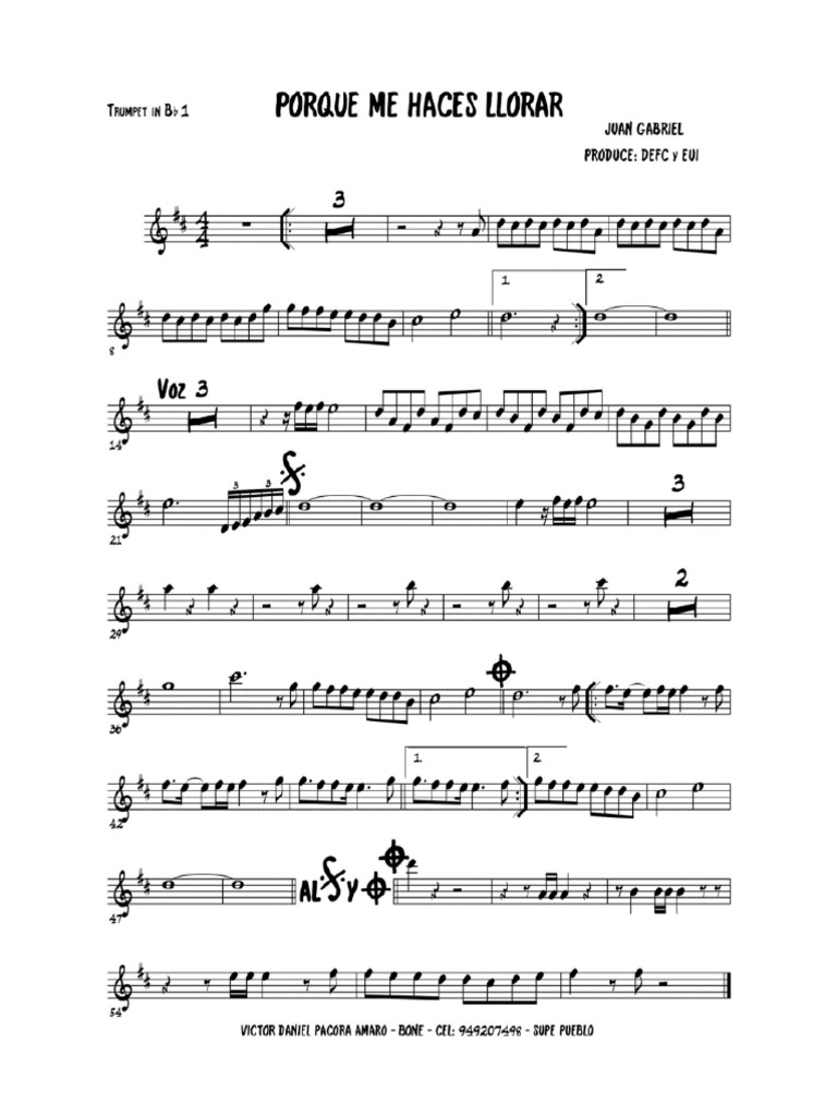 Juan Gabriel - Porque Me Haces Llorar | PDF
