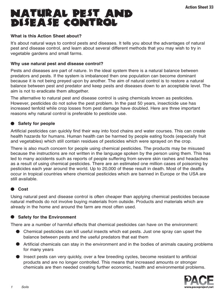 Natural Pest Control | PDF