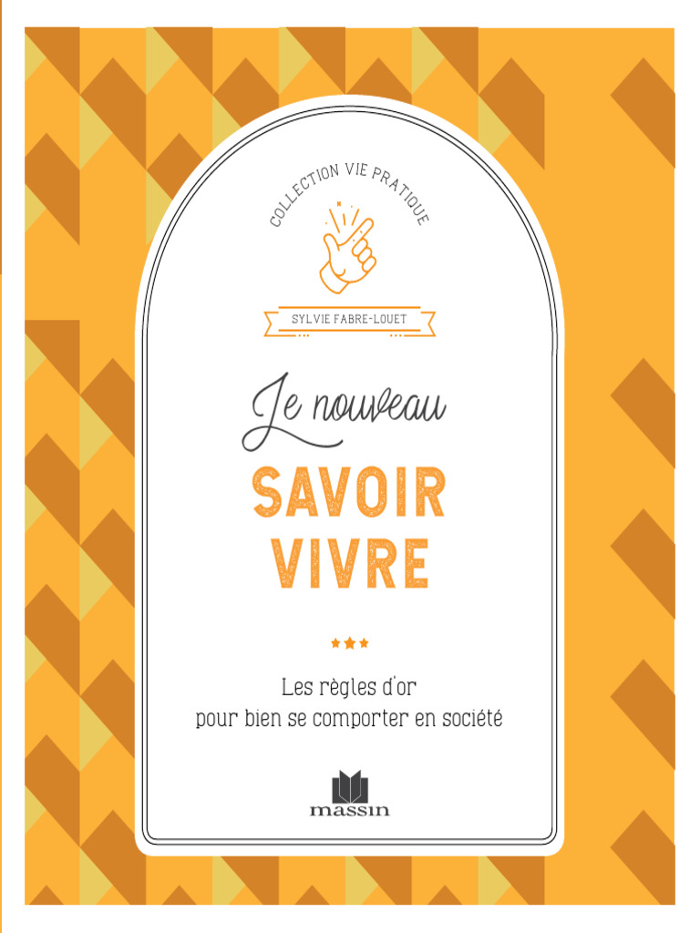 Le Nouveau Savoir Vivre C'est Malin | PDF
