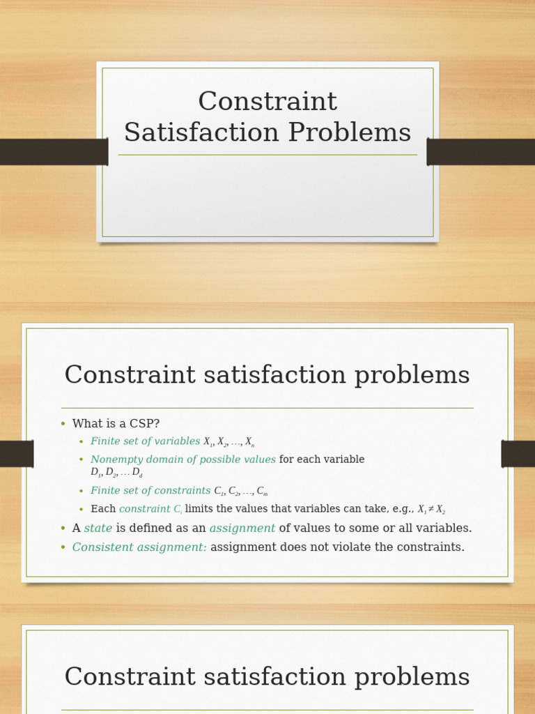 Constraint Satisfaction Problems | PDF