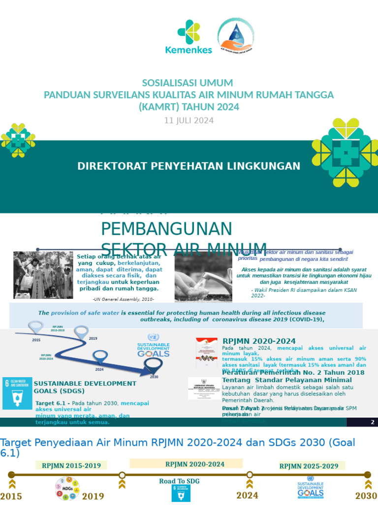 New Sosialisasi Umum Panduan Surveilans KAMRT 2024 | PDF