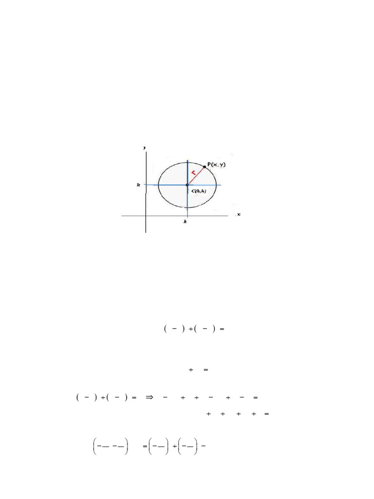 Geometría Analítica. Circunferencia y Parábola. | PDF | Geometría | Euclides