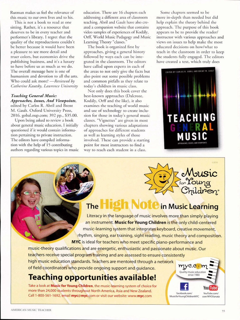 Teaching General Music | PDF