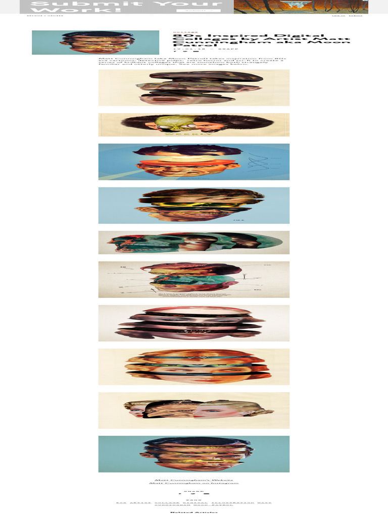 80's Inspired Digital Collages by Artist Matt Cunningham Aka Moon ...