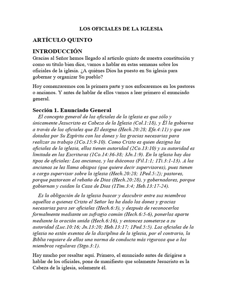 Articulo Quinto | PDF