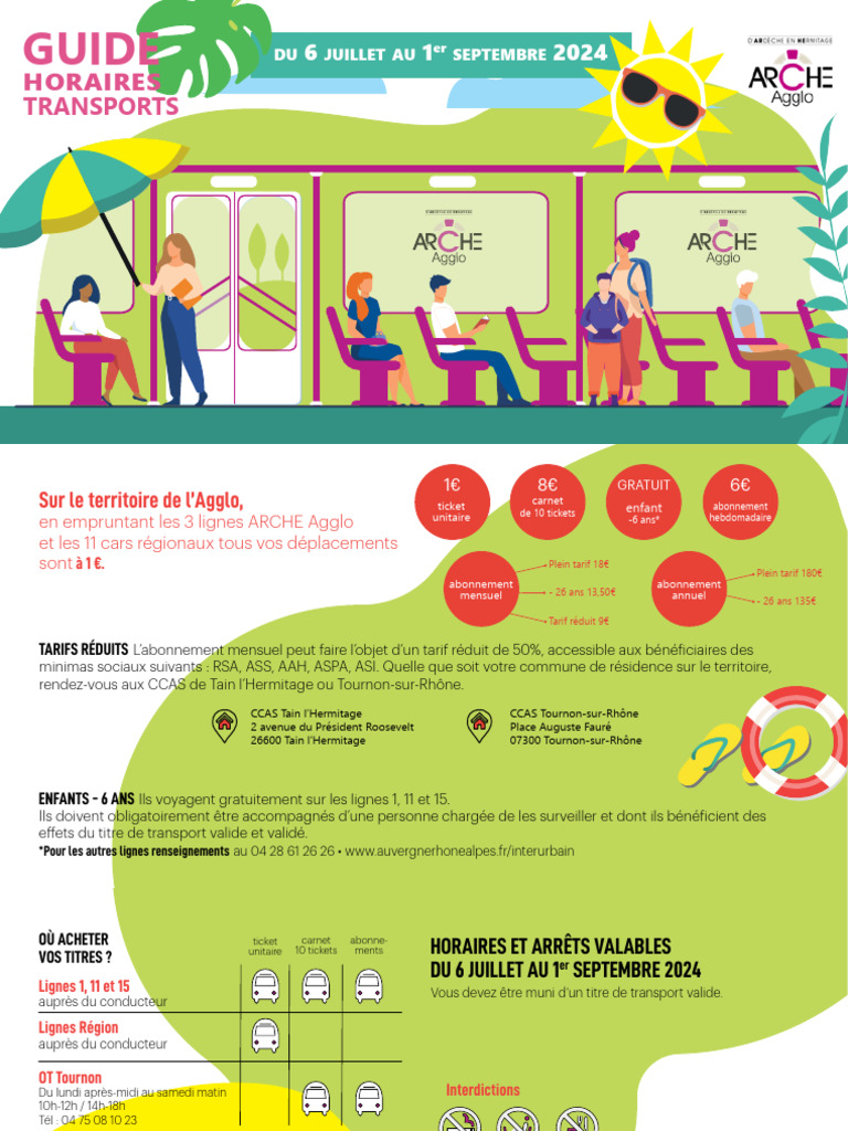 Guide Transports Ete 2024 Web | PDF