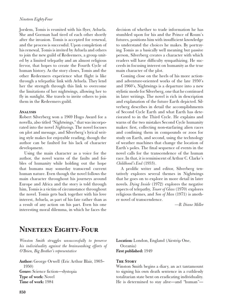 Nineteen Eighty Four1 | PDF