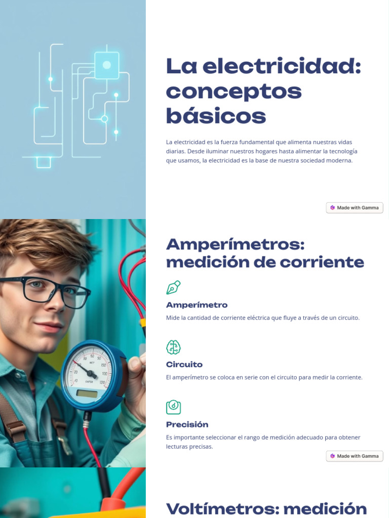 La Electricidad Conceptos Basicos | PDF