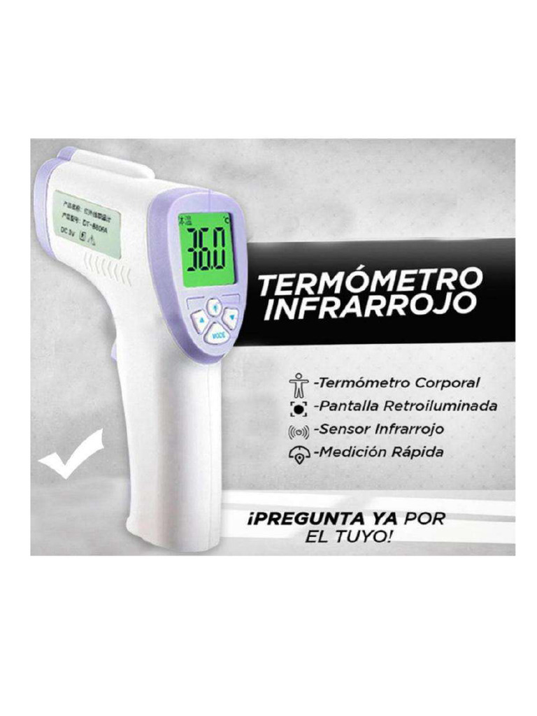 FICHA TECNICA TERMOMETRO INFRARROJO | PDF