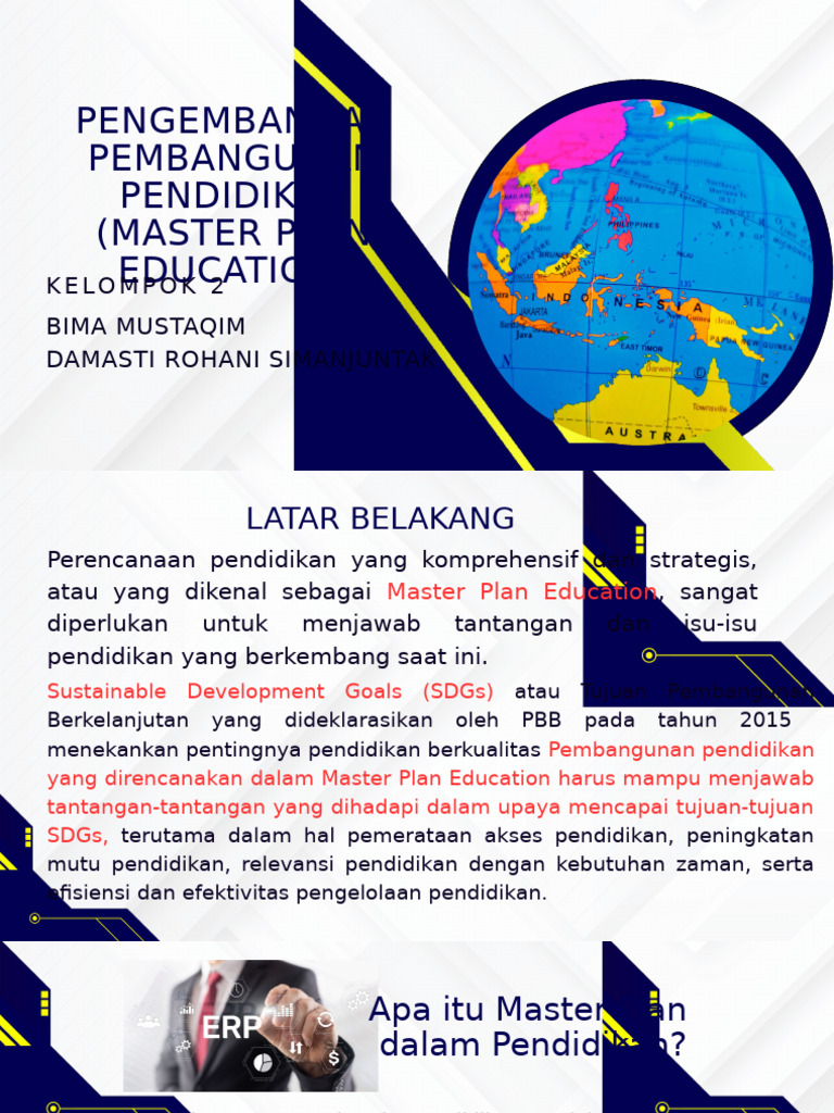 Pengembangan Pembangunan Pendidikan (Master Plan Education) | PDF