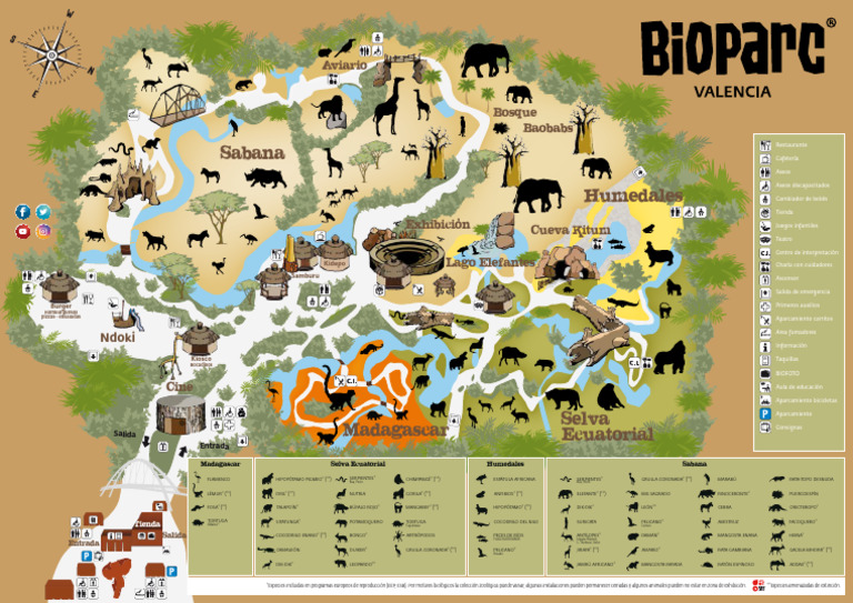 Plano BIOPARC Valencia Web 2023 | PDF