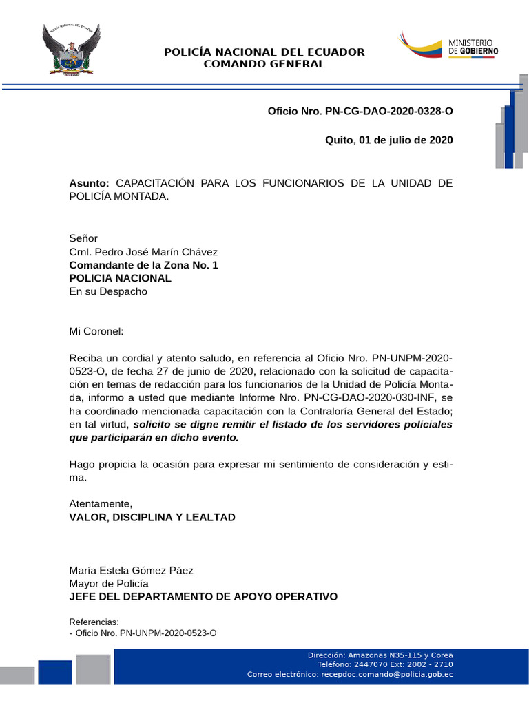 Ejemplo Oficio | PDF